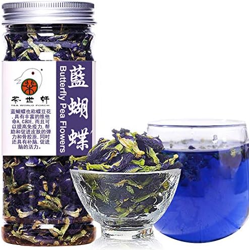 Dried Blue Butterfly Pea Flowers Tea, Dried Blue Pea (Clitoria Ternatea ...