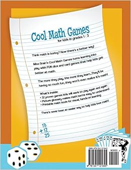 Miss Brain's Cool Math Games: For Kids In Grades 1-3 - Revised Edition ...
