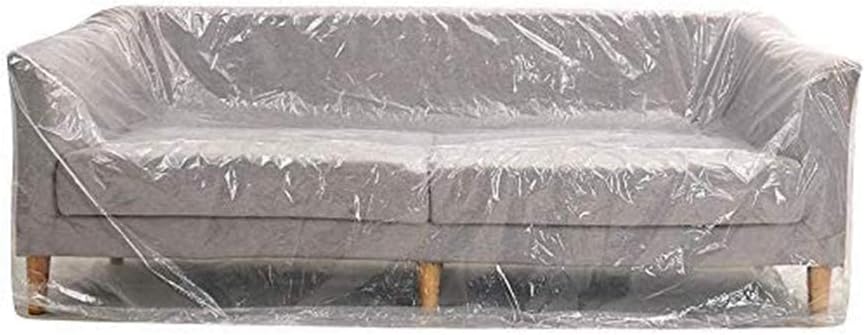 2 PACK Furniture Cover Plastic Storage Bag Extra Large Couch Cover ...
