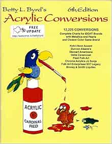 Betty L. Byrd's Acrylic Conversions: 12,225 Conversions (6th Edition ...
