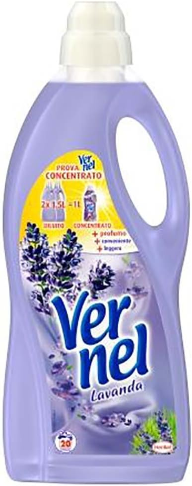 Vernel Set 9 suavizante Lt 1.5 detergente para ropa de lavanda fresca ...
