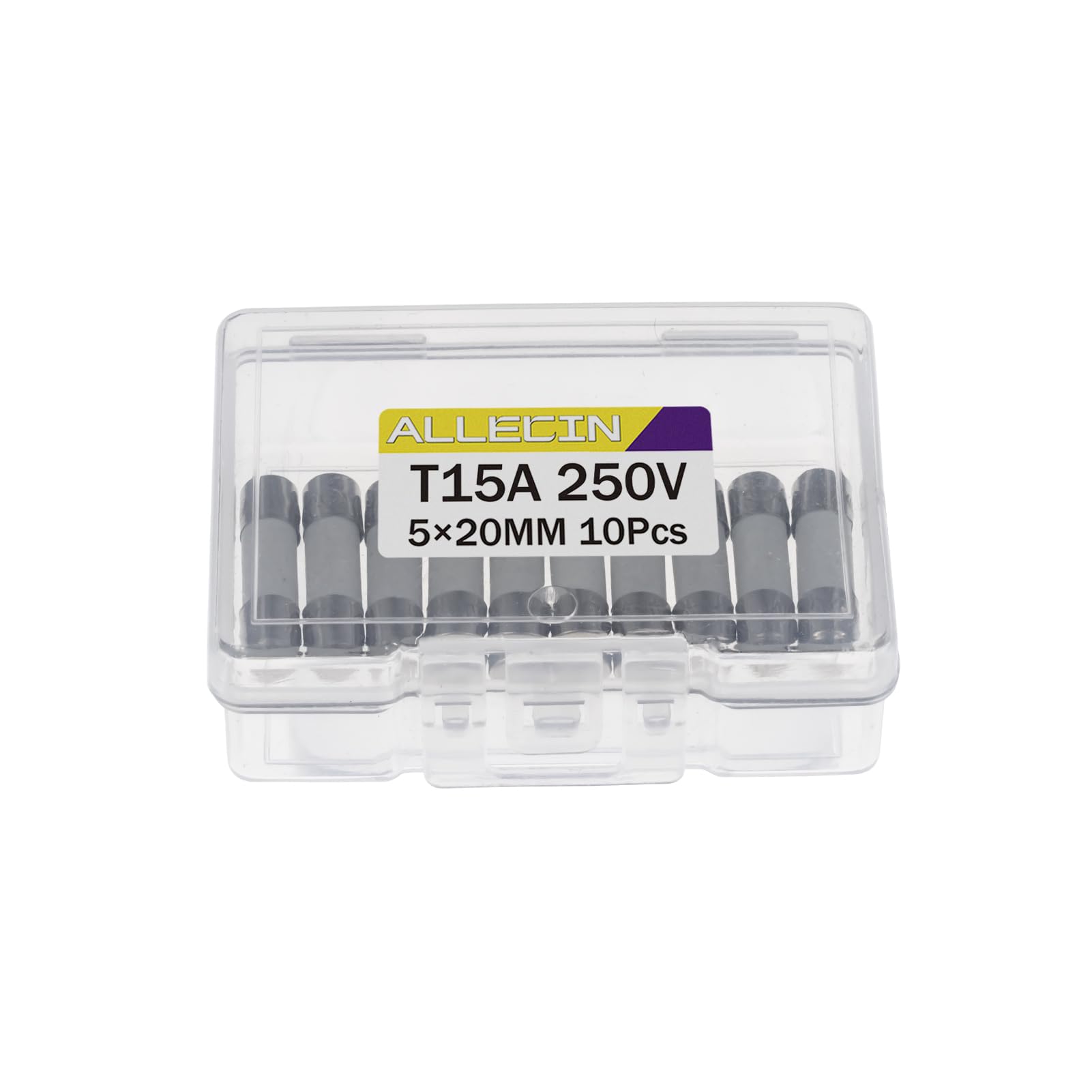 Mua 15A 250V 5x20MM Slow Blow Ceramic Fuses 15 Amp 250 Volt 0.2 x 0.78 ...