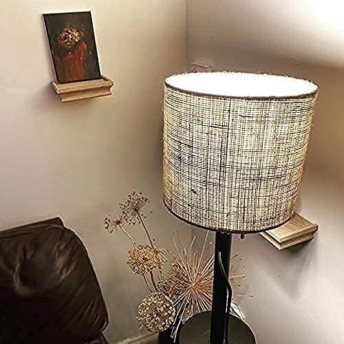 Natural Tan Jute fabric Lamp shade for ceiling or table lamp! Handmade ...