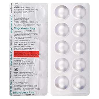 Migrabeta Plus - Strip of 10 Tablets : Amazon.in: Health & Personal Care