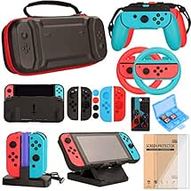 Amazon.com: Switch Accessories Bundle for Nintendo Switch Games, Kit ...