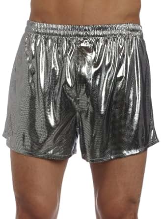 Intimo Men's Liquid Metallic Boxers, Silver, Small at Amazon Men’s ...