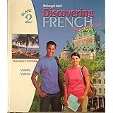 DISCOVERING FRENCH Nouveau: Bleu 1 - Teacher's Edition 2004: MCDOUGAL ...