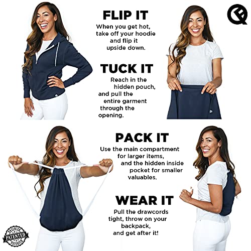 Quikflip 2-in-1 Reversible Backpack Hoodie (As Seen on SHARK TANK ...