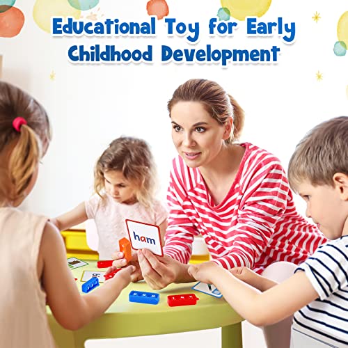 Aizweb CVC Word Game,Mini Pop Board Fidget Sensory Toy Pack for Preschool Kindergarten Classroom ...