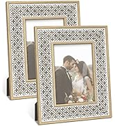 Amazon.com - Afuly 5x7 Picture Frame Distressed Moroccan Relief Boho ...
