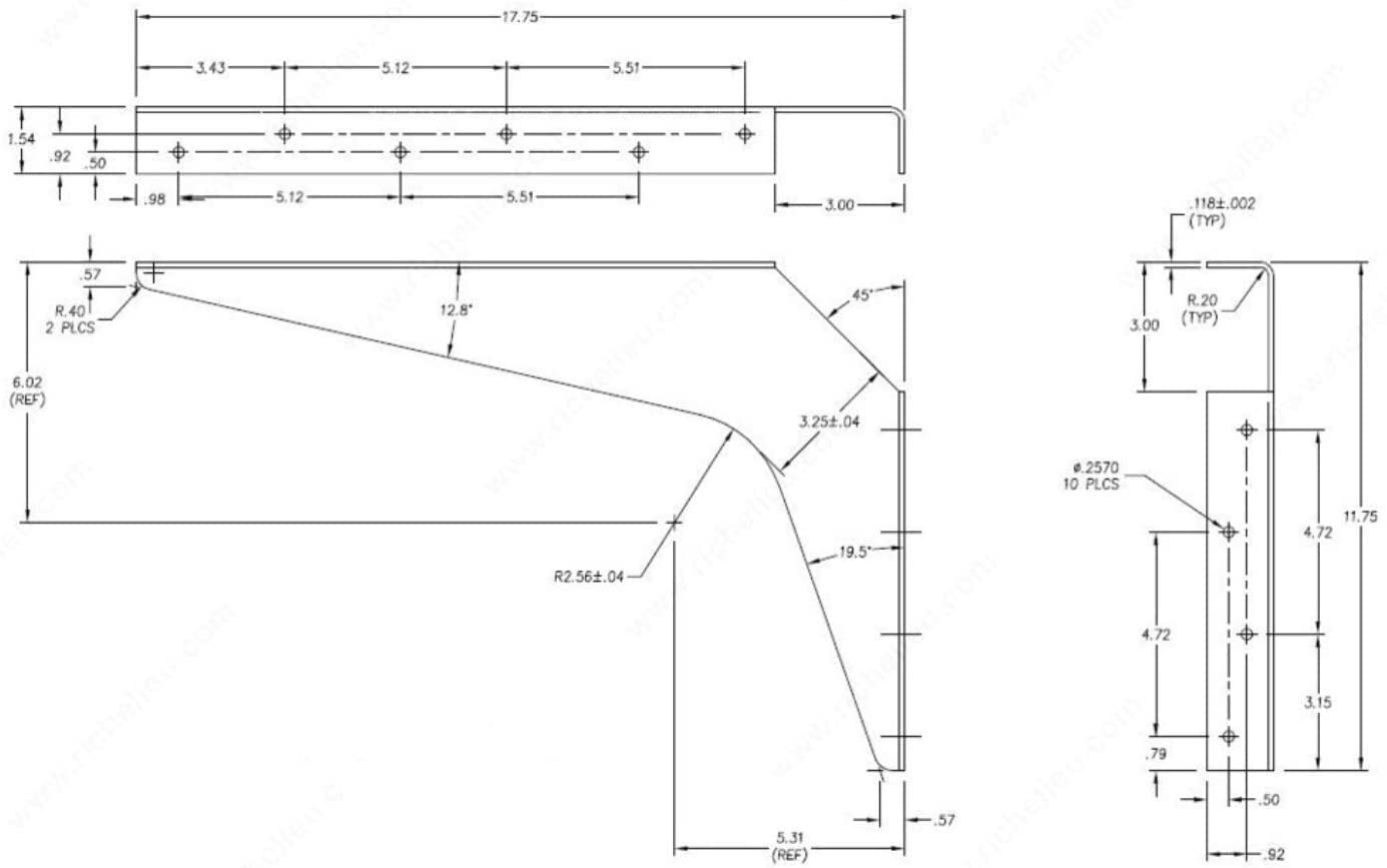 Mua Kolossus RHC9910 One Pair Heavy-Duty 1/8" Steel Construction ...