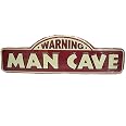 Amazon.com : #DC85029 Embossed Metal Warning Man Cave Street Sign ...