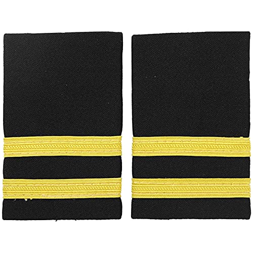 KKmeter 1 Pair Pilot Epaulet Shoulder Boards Traditional Airlines Pilot ...