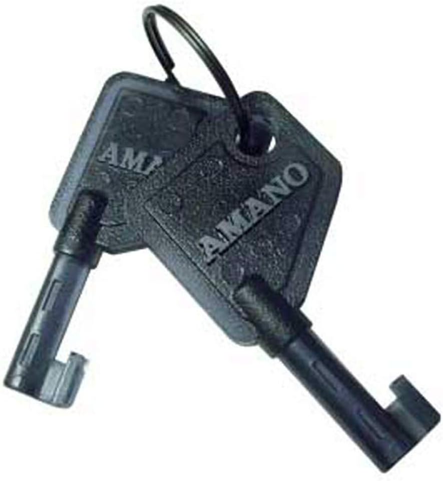 Amano Plastic Key (set of 2) for the PIX 10/15/25/28/55/75/95 and TCX ...