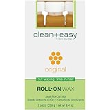 Amazon.com: Clean + Easy Small Original Roll On Wax Refill for Wax ...