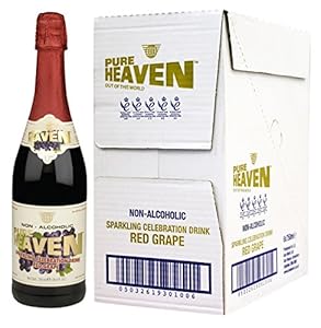 Pure Heaven Non-Alcoholic Celebration Drink - 100% Red Grape (6x750ml ...