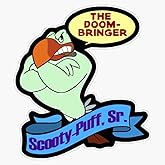 Amazon.com - Scooty-Puff Sr Sticker Bumper Sticker Vinyl Decal 5"