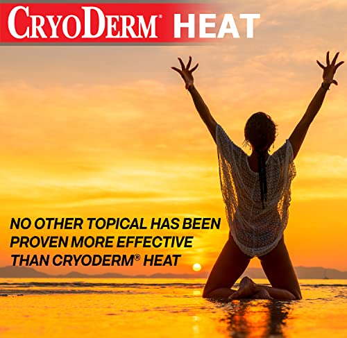 Cryoderm Heat Pain Relieving Warming Gel Roll-On - 3 Ounce, 2 Pack ...