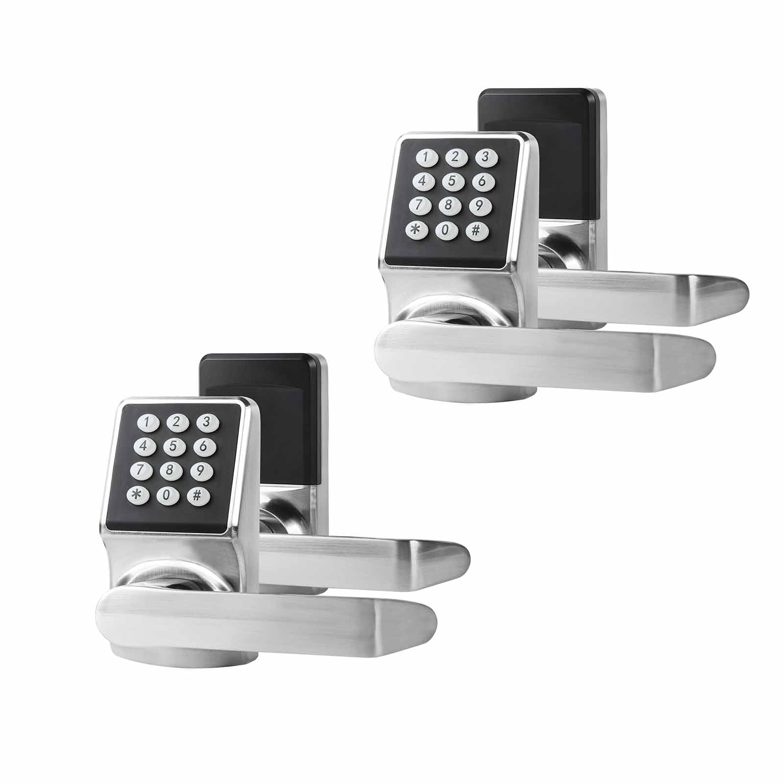 Keypad Door Lock with Handle, Digital Door Lock with Keypad Set,Keyless ...