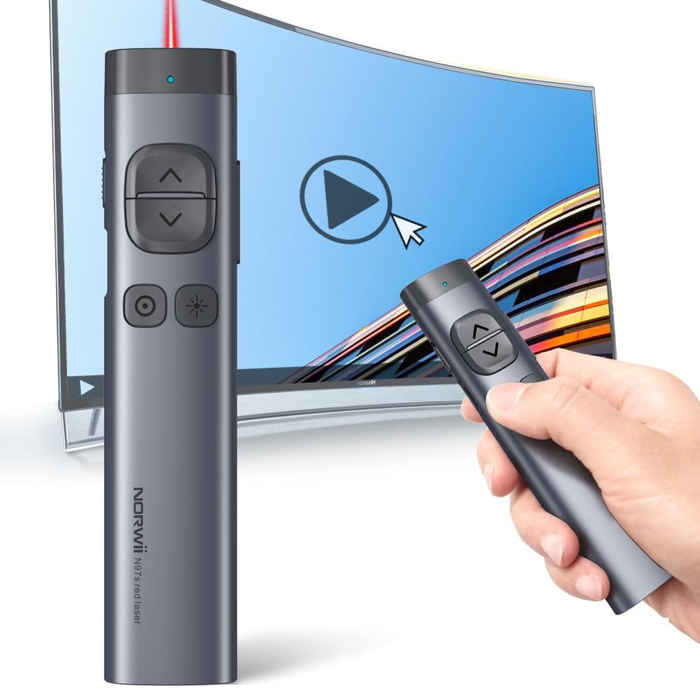 Mua NORWII Bluetooth Presentation Clicker with Digital Pointer, Clicker for PowerPoint ...