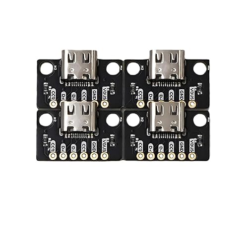 Treedix 4pcs USB Type-C Breakout Board Serial Basic Breakout Female ...