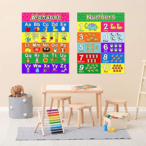Extra Large Preschool Educational Learning Posters for Kids Toddlers ...