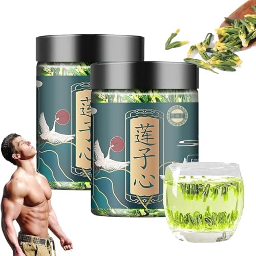 Lotus Seed Core Tea for Men, 60g Lotus seed tea, Natural Dried Lotus ...