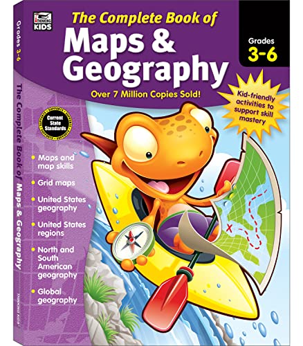 Complete Book of Maps and Geography Workbook, Global Geography for Kids ...