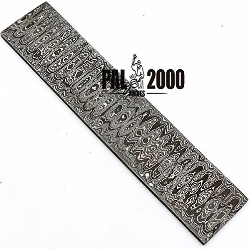 Handmade Damascus Steel Bar - Custom Damascus Steel Billet, Ladder ...