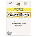 Amazon.com : Pacon Super Value Poster Board, 22"X28", White, 50 Sheets ...