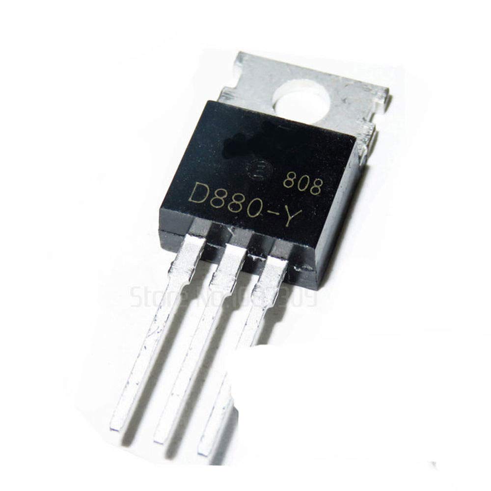 NPN Silicon Power Transistors 3A / 60V / 30W TO-220 A1265 2SD880 10pcs ...