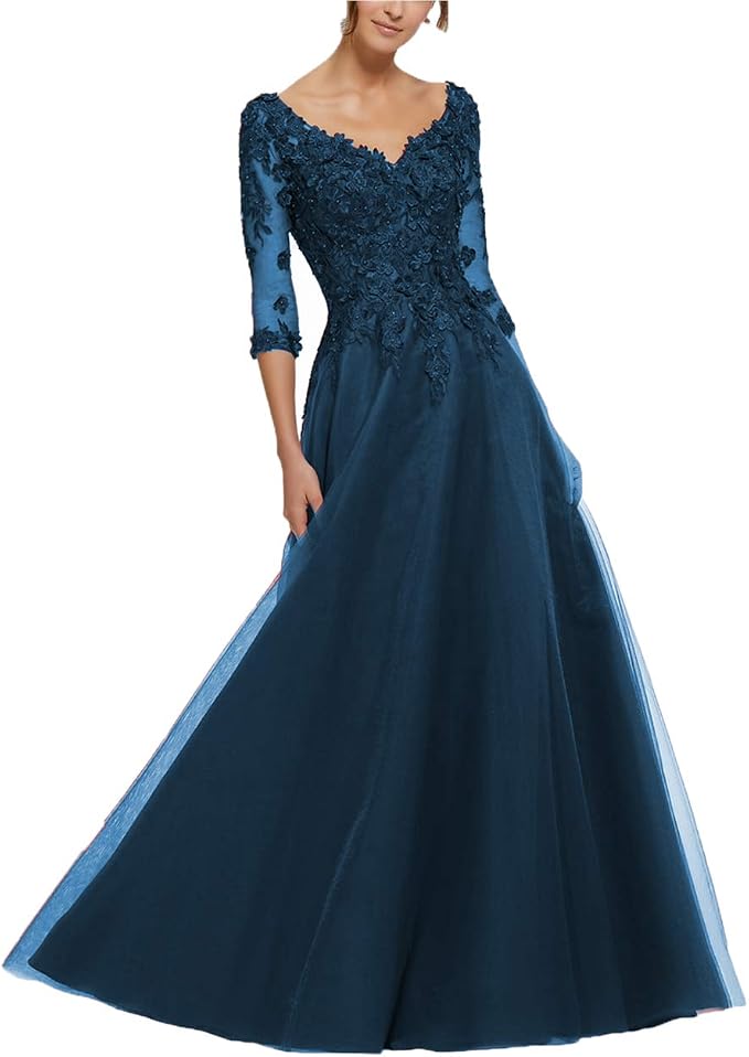 Abendkleider A Linie Lang