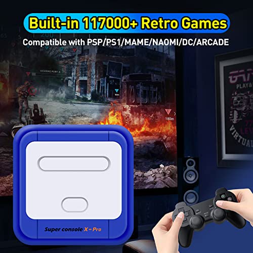 Kinhank Retro Game Console Built in 117000+ Classic Games, Super ...