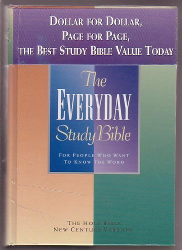 The Everyday Study Bible: For People Who Want to Know the Word: Green ...