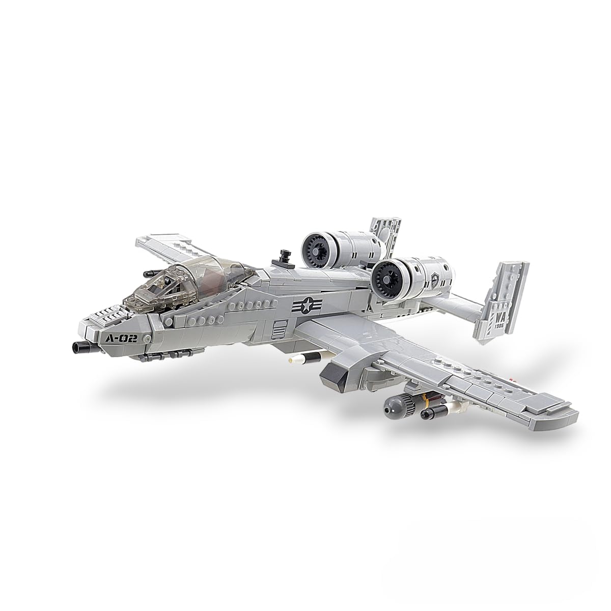 Gonli 961pcs A-10 Warthog Plane Building Toys for Boys Fighter Jets ...