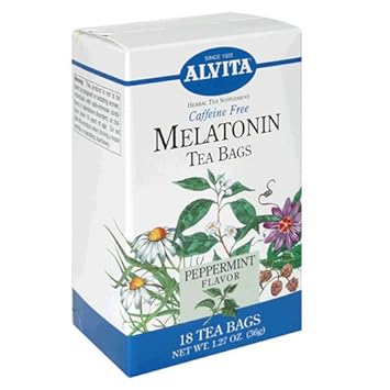 nighty night tea and melatonin