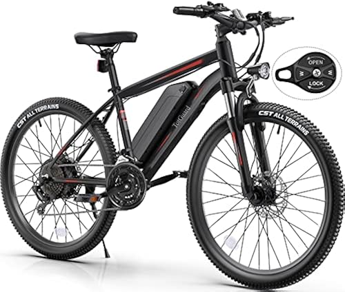 TotGuard Electric Bike, 27.5" Electric Bike for Adults 500W Ebike 21 ...
