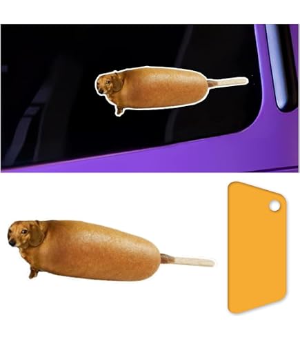 Corn Dog Meme Amazon.com: 6 Pieces Corn Dog Stickers, Funny Dog Vinyl