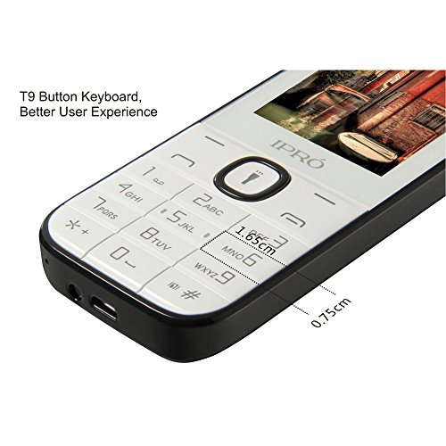 Unlocked Bar Feature Cell Phone T9 Big Button Keyboard Dual Sim Dual ...