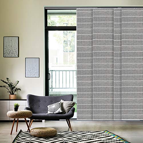 GoDear Design Deluxe Adjustable Sliding Panel Track Blind 45.8"- 86" W ...