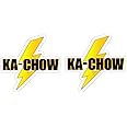 Amazon.com - H&S (Pack of 2) Ka Chow - Sticker Vinyl Bumper Sticker for ...