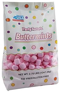 Amazon.com : Party Sweets Pink Buttermints, 2.75 Pound, Appx. 350 ...