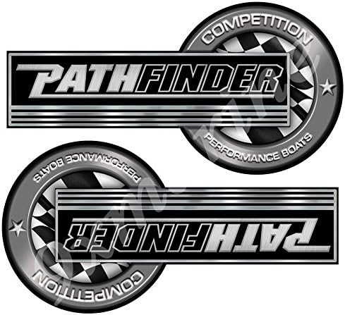 Amazon.com: Two PathFinder Presentation Decals/Stickers for Boat ...
