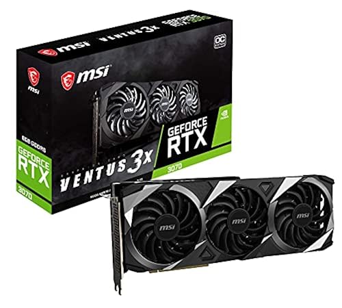 MSI Gaming GeForce RTX 3070 Ventus 3X 8G OC LHR 8GB GDRR6 256-Bit HDMI ...