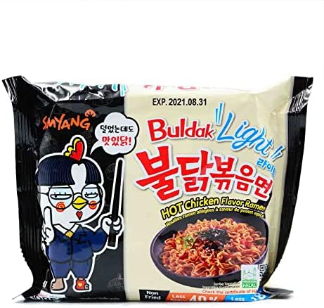 Samyang bulduk light Hot Chicken Flavor Ramen Spicy Noodles 110 gm ...