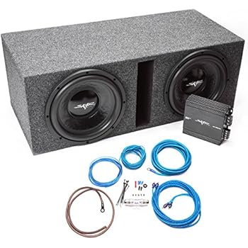 Amazon.com: Skar Audio Dual 12" Complete Subwoofer Bass Package ...
