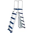 Amazon.com : Aqua Select A-Frame Ladder with Removable Steps for Above ...