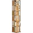 Amazon.com: TVDPI 360 Rotating Bookshelf, Bamboo Rotating Storage ...