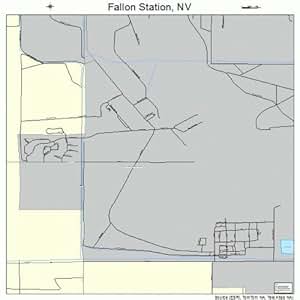 Amazon.com: Large Street & Road Map of Fallon Station, Nevada NV ...