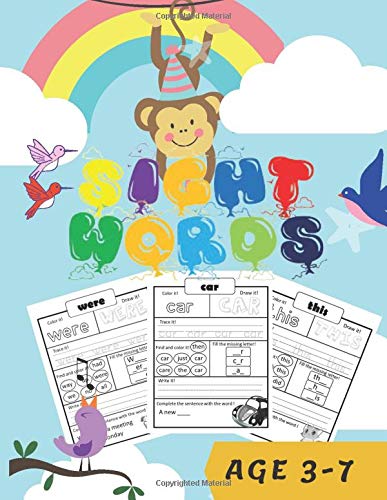 SIGHT WORDS: my sight words workbook|sight word daily activity journal ...